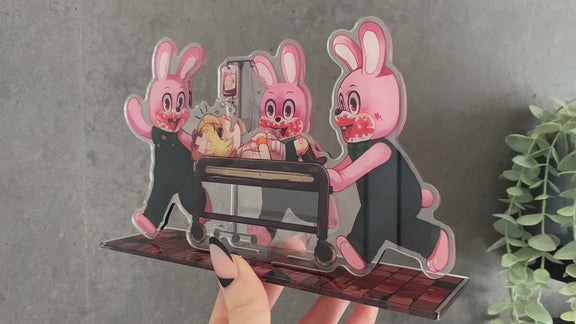 Heather + Robbie Acrylic Standee – STEELWITHTEETH